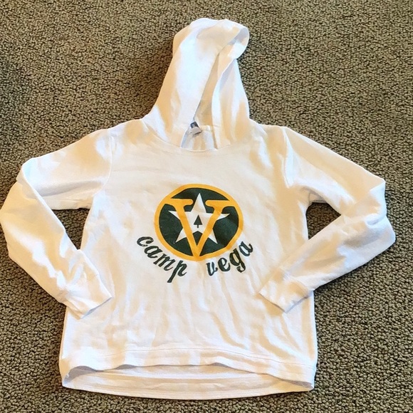 Ten 4 Two | Shirts & Tops | Camp Vega Long Sleeved Hoodie Shirt Logo On ...